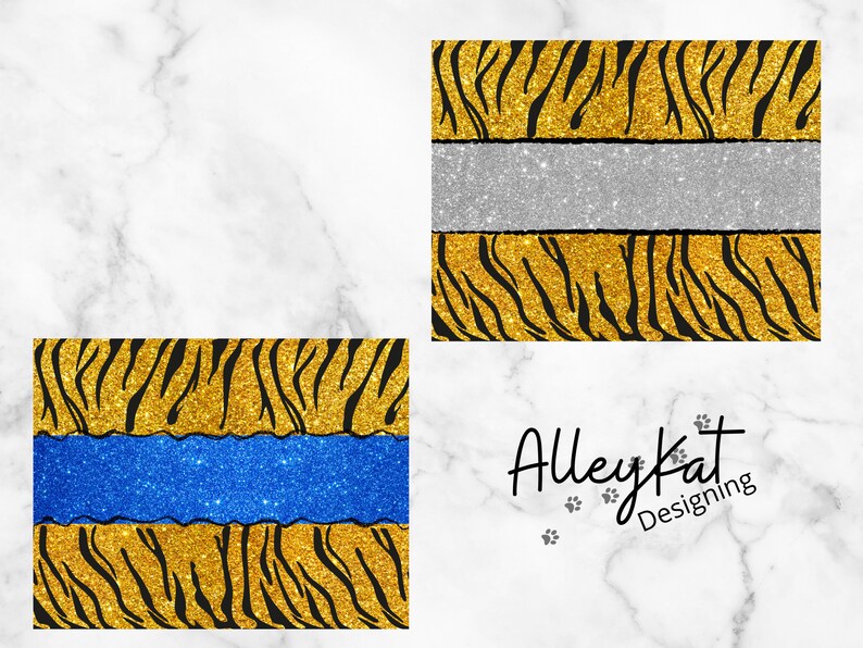 6 Glitter Tiger Stripes Tumbler PNG, Tiger Stripes 20 Oz Skinny Tumbler ...