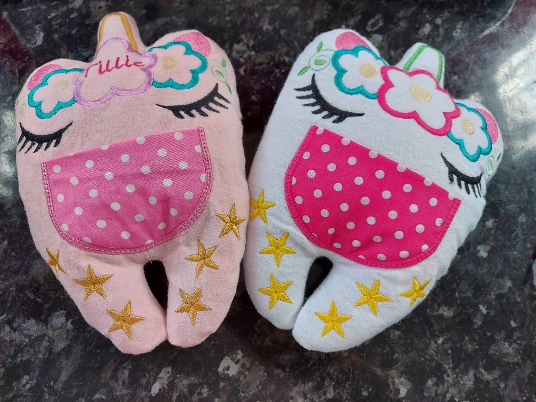 Tooth Fairy Cushion, Tooth Fairy Pillow. Unicorn Tooth Fairy Cushion - Etsy
