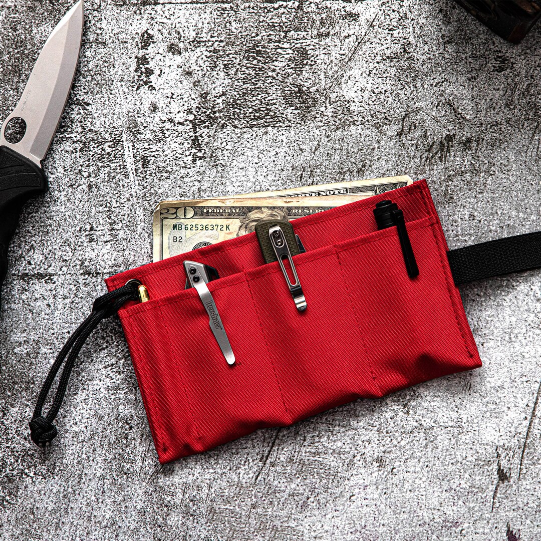 EDC Roll-up Pouch Tools Bag Knife Flashlight Carrying - Etsy