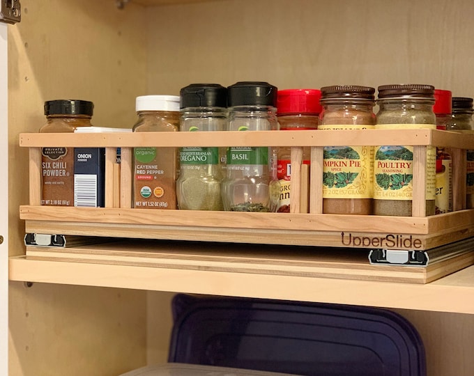 Pull Out Spice Rack Organizer, Upperslide Cabinet Pullouts Large Pull ...