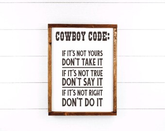 Cow Hide Wall Sign Western Decor Framed Signs - Etsy