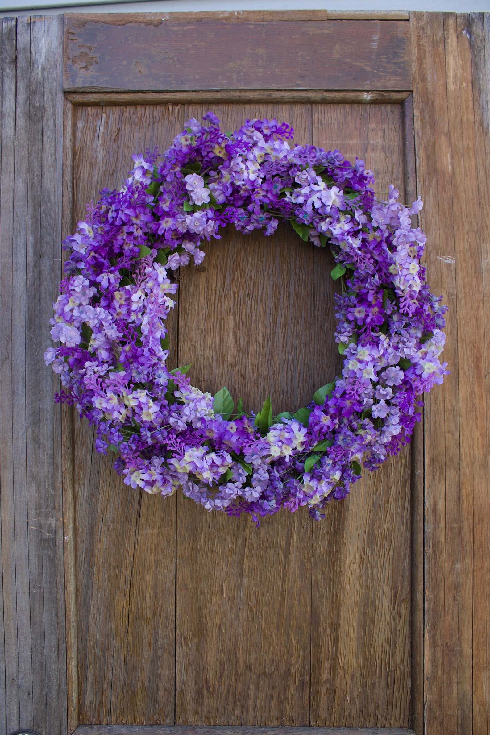 Spring Wreath Lilac Wreath Purple Wreath Floral Wreath | Etsy