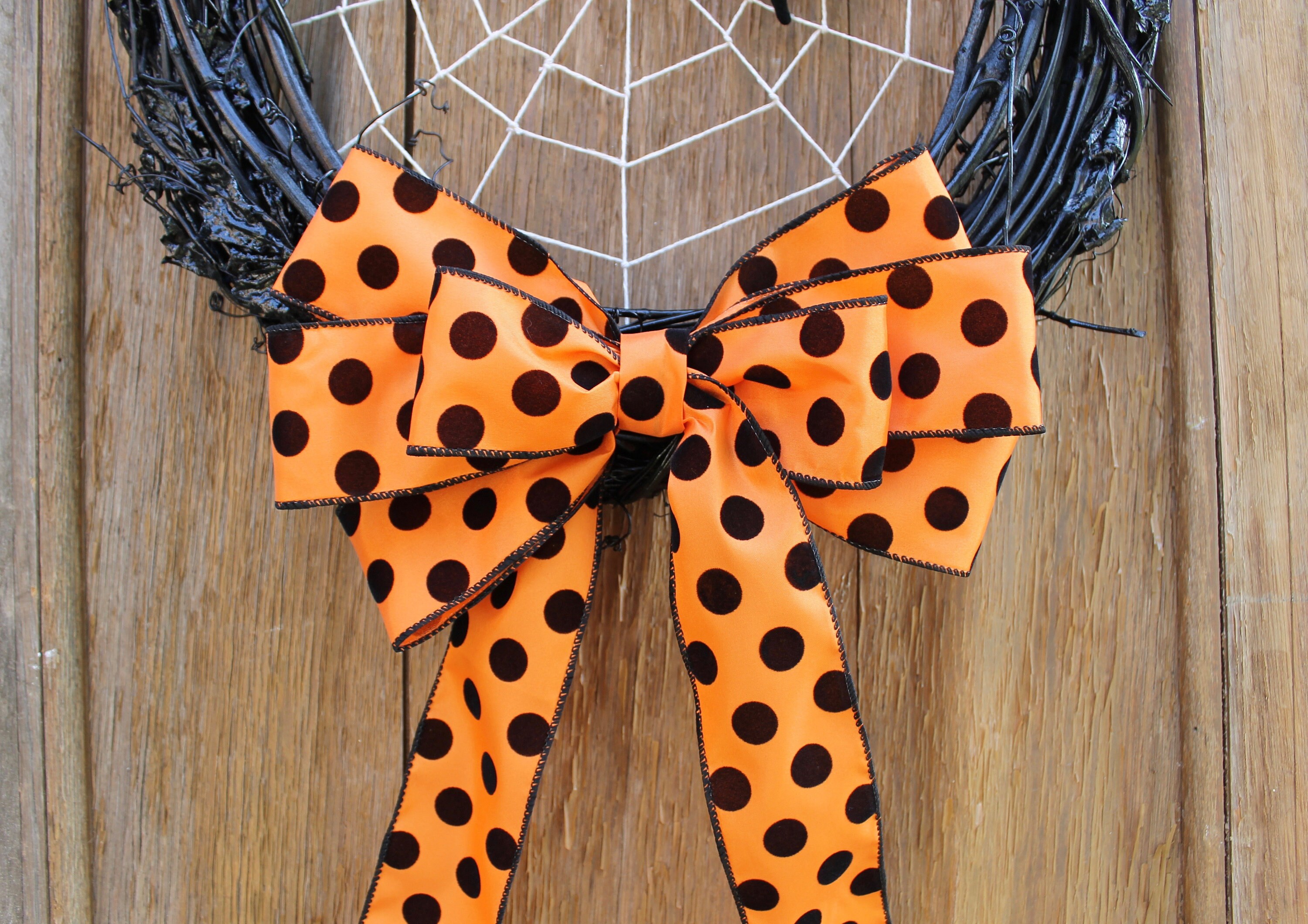 Halloween Wreath Spider Wreath Halloween Decor Spider Web - Etsy