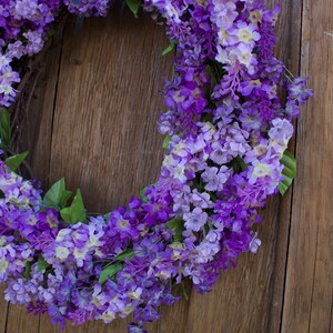 Spring Wreath Lilac Wreath Purple Wreath Floral Wreath - Etsy Canada