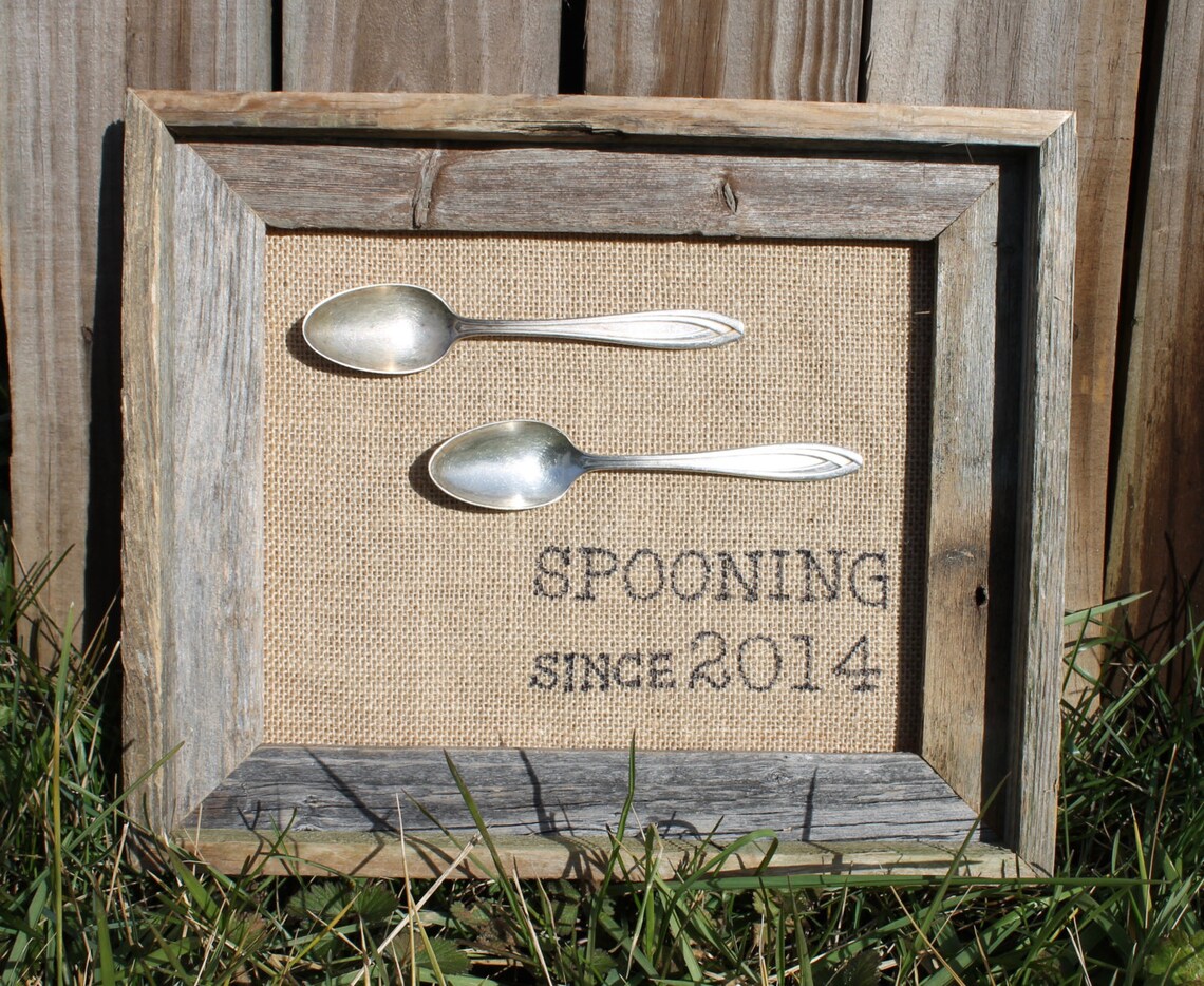 Spooning Gift, Spooning Since, Anniversary Gift, Gifts for Her, Gifts ...