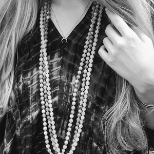 INTUITIVE EMPATH Moon Goddess Mala Beads 108 Obsidian | Etsy