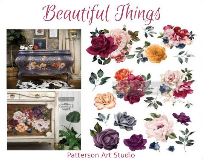 New JUST LABELS Redesign With Prima H2O Transfer for Furniture Decor ...