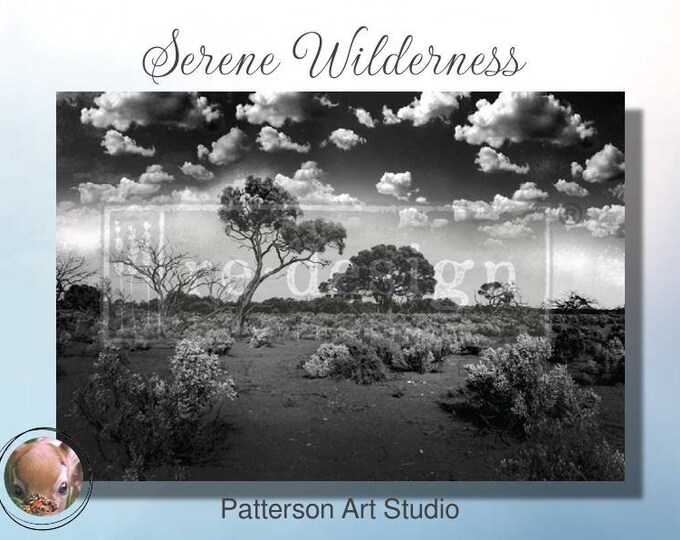 New! SERENE WILDERNESS - Redesign With Prima A1 Decoupage Fiber - Fine ...