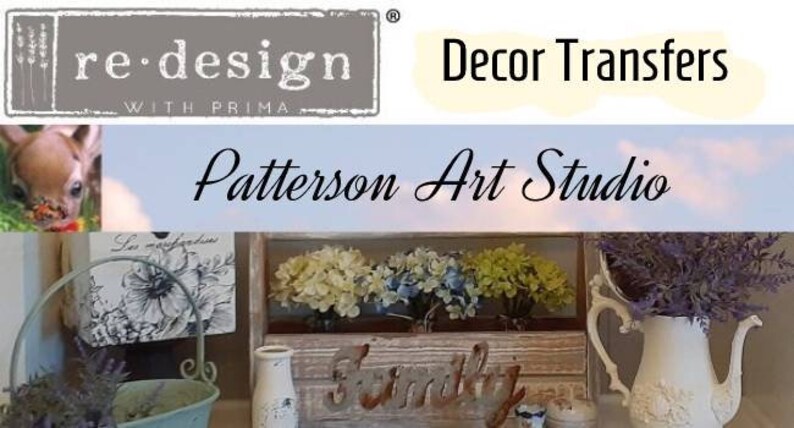 Rub on Furniture Transfer, Furniture Decal, Redesign With Prima, Hello ...
