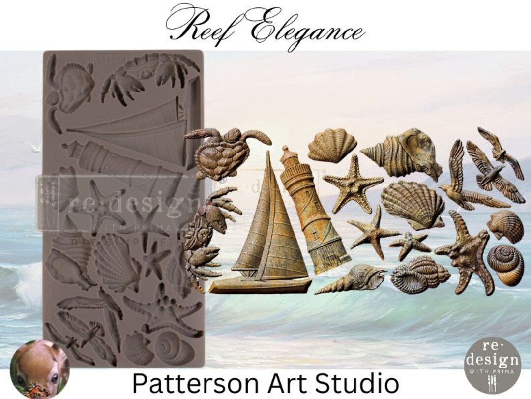 REEF ELEGANCE NEW Silicone Mould Redesign With Prima Beach Nautical ...