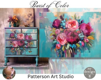 ENCHANTED GARDEN New Redesign With Prima A1 Decoupage Fiber Fine Art ...