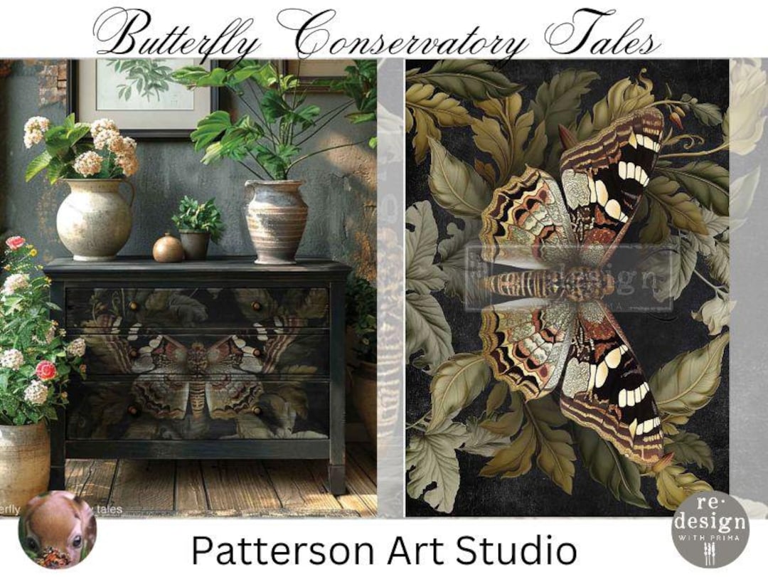 BUTTERFLY CONSERVATORY TALES - New! - Redesign With Prima A1 Decoupage ...