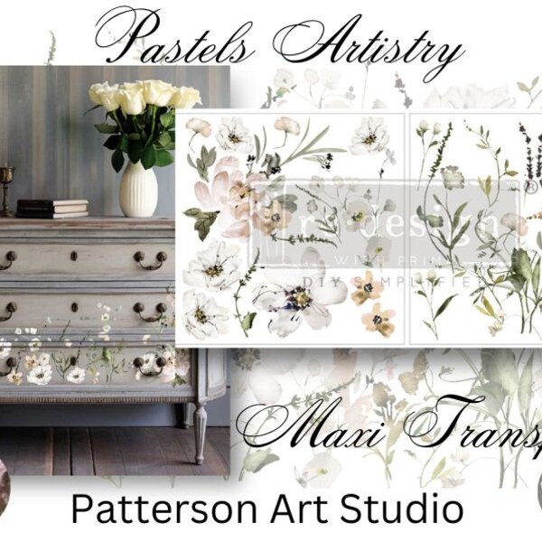 Flower Transfer - Etsy