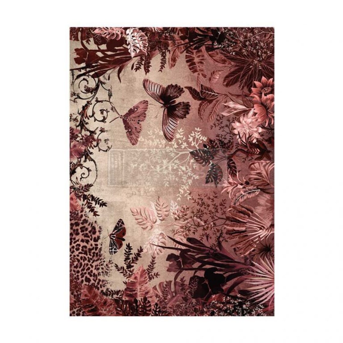 New! SEPIA RAINFOREST - Redesign With Prima A1 Decoupage Fiber - Fine ...