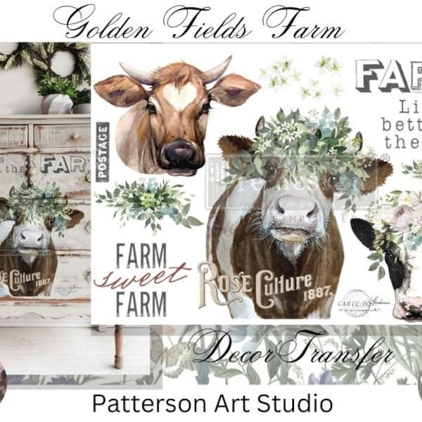 Rub on Transfers for Furniture Farmhouse - Etsy