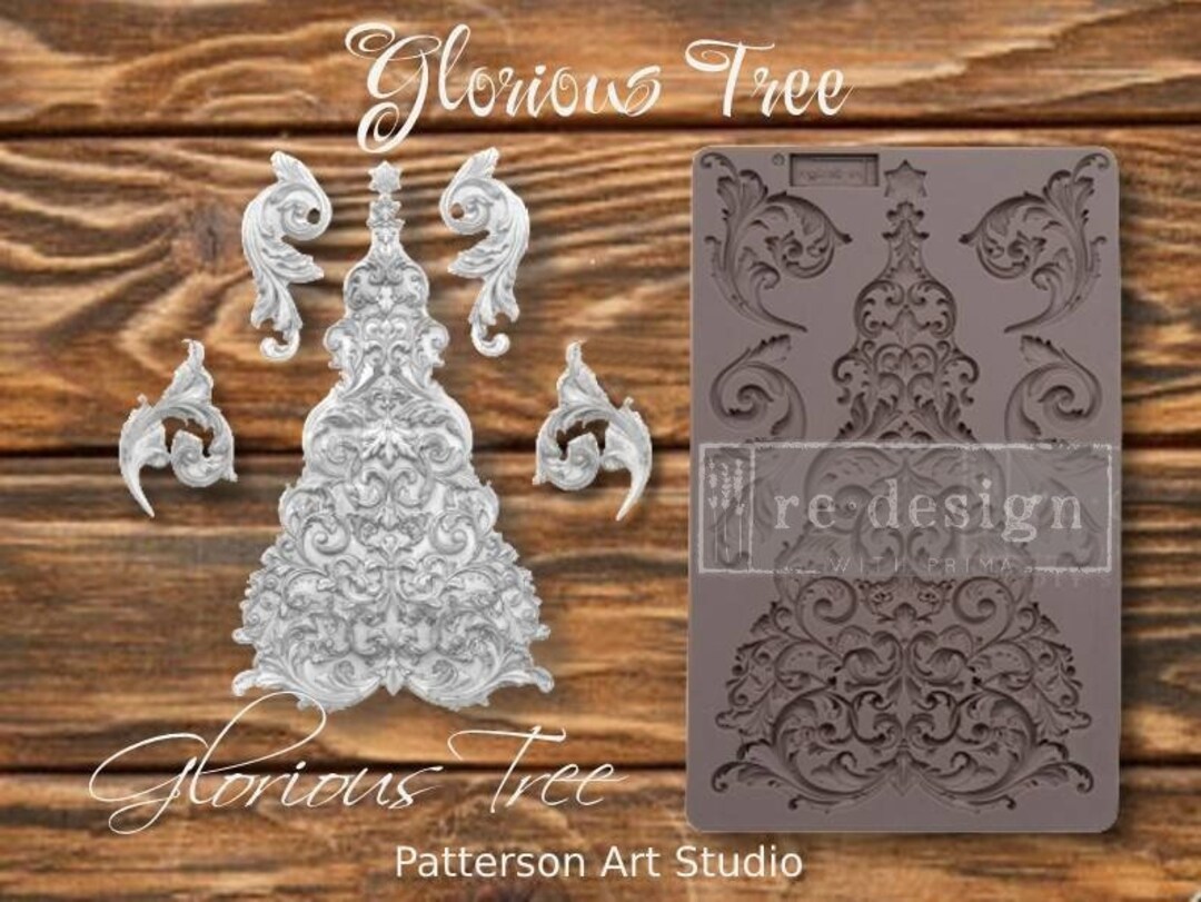 NEW GLORIOUS TREE Holiday Silicone Mold Redesign With - Etsy