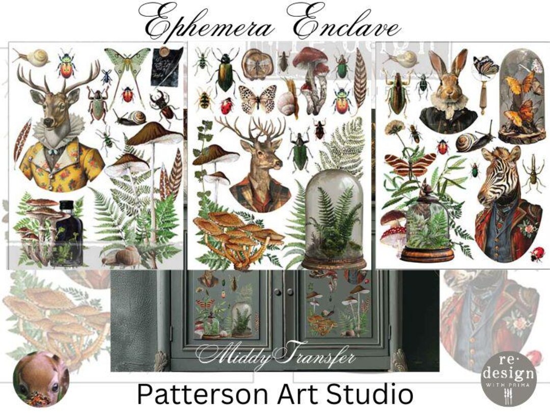 Ephemera Enclave - New Redesign With Prima Rub on Mid Sized Transfer ...