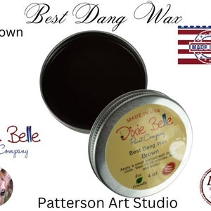 BEST DANG WAX - Finishing Wax - Clear - White - Grunge Gray - Brown ...