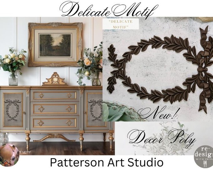 DELICATE MOTIF NEW Decor Poly Bendable Furniture Appliqué Redesign With ...