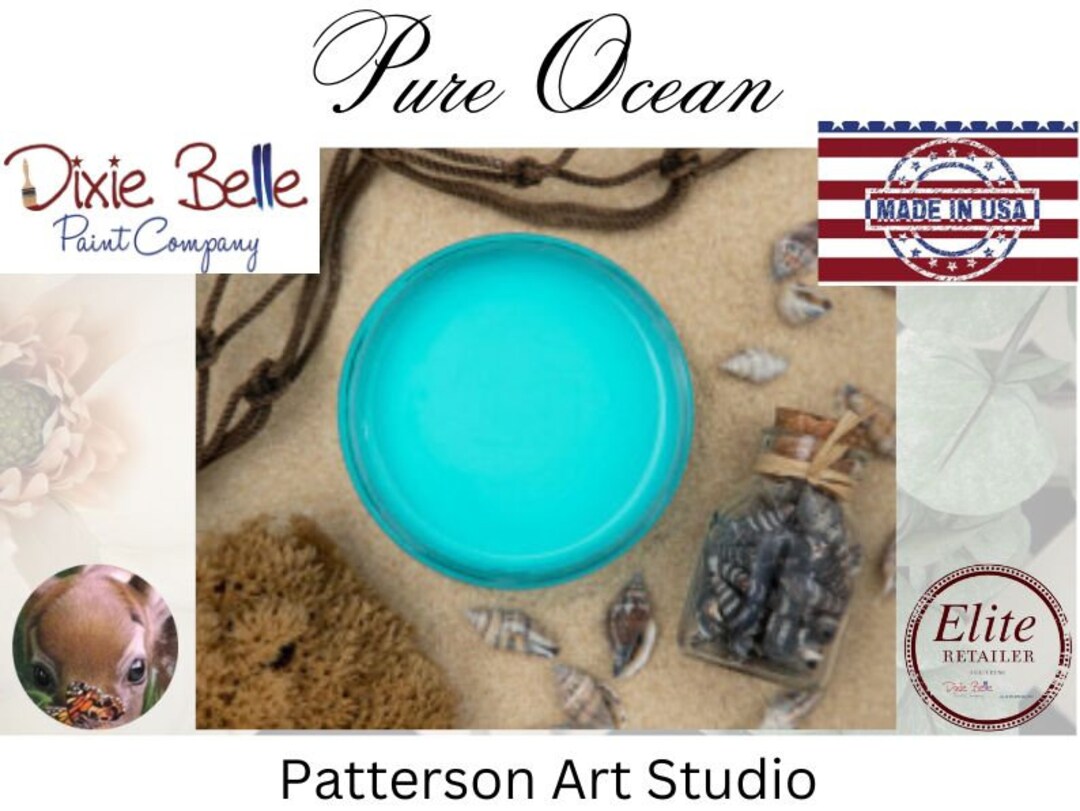 PURE OCEAN- Chalk Mineral Paint- Dixie Belle Paint Company - USA Made ...