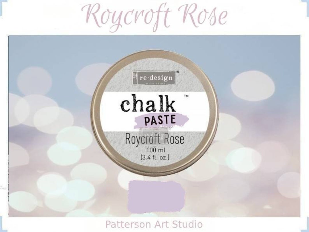 Chalk Paste - ROYCROFT ROSE - Re-design With Prima - for Stenciling ...