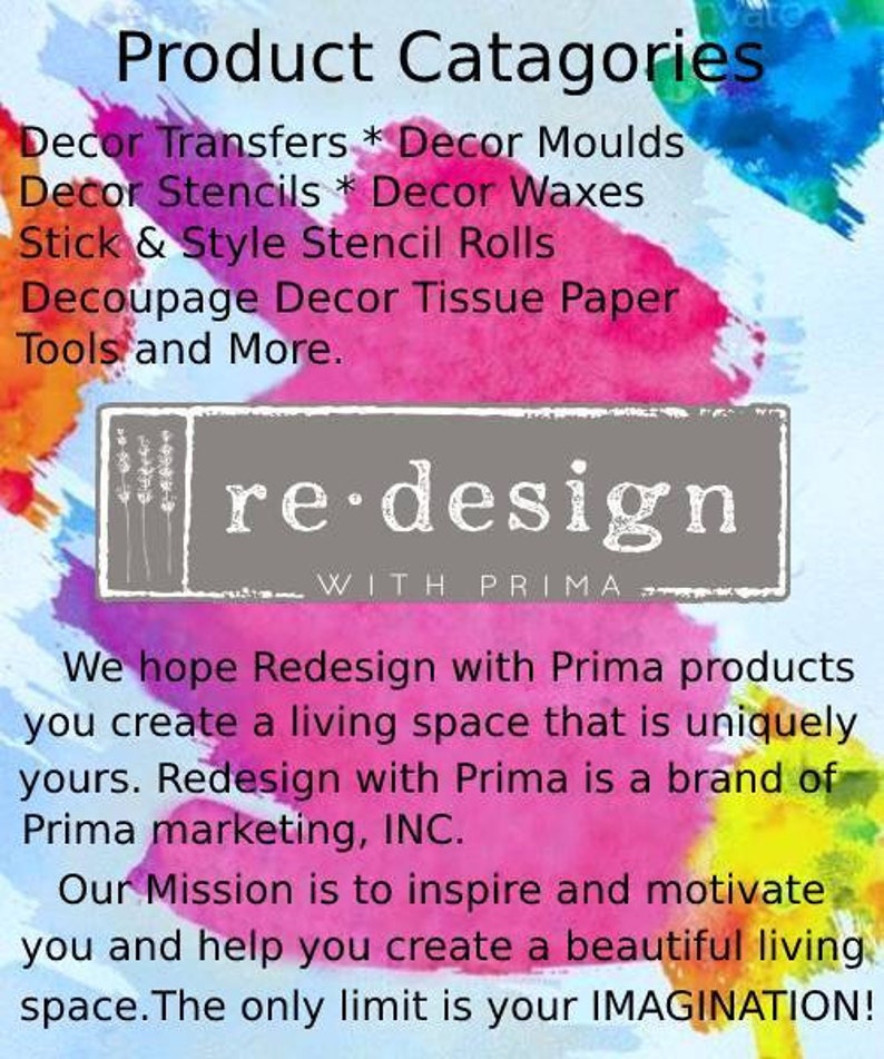 Redesign With Prima Reusable Furniture Decor Stencil | Etsy