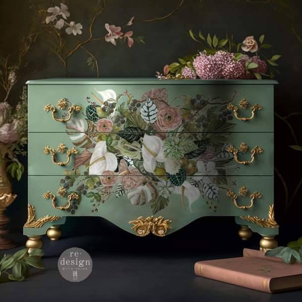 Furniture Transfers Floral - Etsy