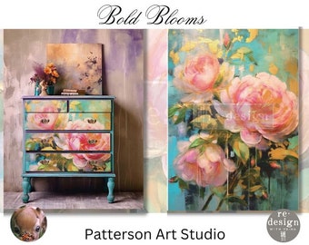 ENCHANTED GARDEN - New! - Redesign With Prima A1 Decoupage Fiber - Fine ...