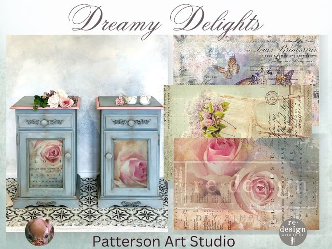 DREAMY DELIGHTS - New! - Redesign With Prima Decoupage Tissue Paper ...