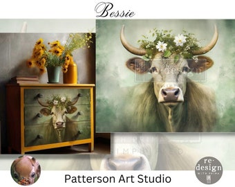 RUSTIC REFUGE New Redesign With Prima A1 Decoupage Fiber Fine Art Decor ...