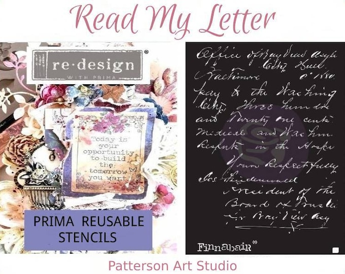 Redesign With Prima Reusable Furniture Decor Stencil by Finnabair Read ...