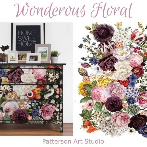 Floral Transfers for Furniture - Etsy