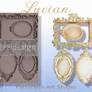 LUCIAN - NEW! Silicone Mold - Redesign With Prima Furniture and Decor ...