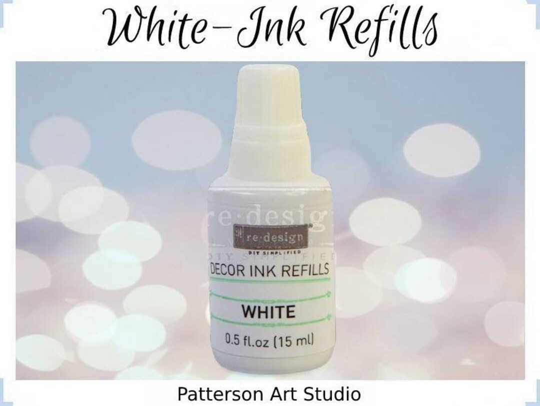 Redesign With Prima White Ink Refill - Etsy