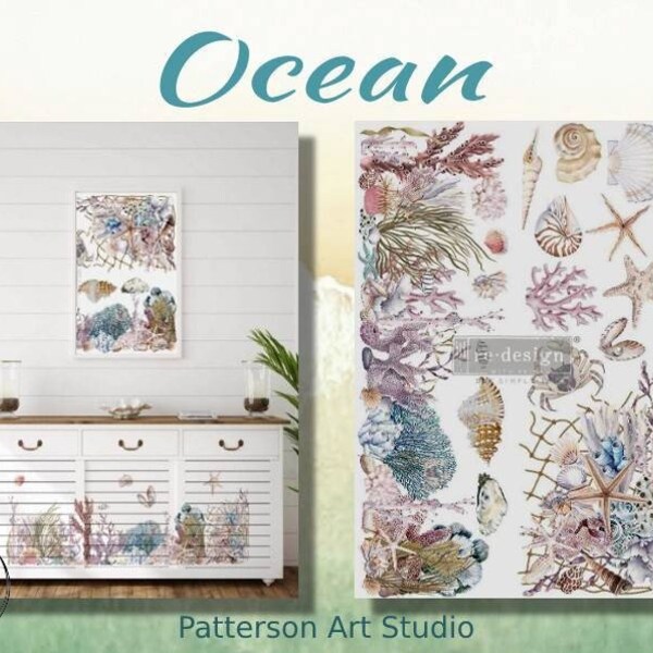 Seashore Prima Transfer - Etsy