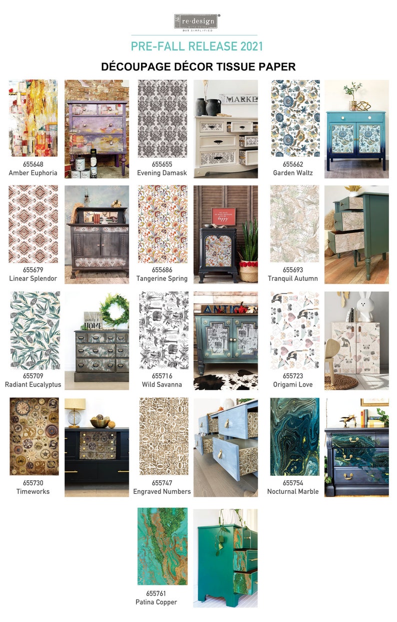 NEW Redesign With Prima Decoupage Decor Tissue Paper | Etsy