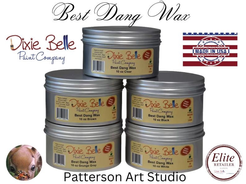 BEST DANG WAX - Finishing Wax - Clear - White - Grunge Gray - Brown ...
