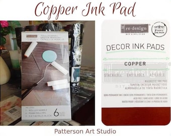 COPPER INK REFILLS Redesign With Prima Stamping Ink - Etsy