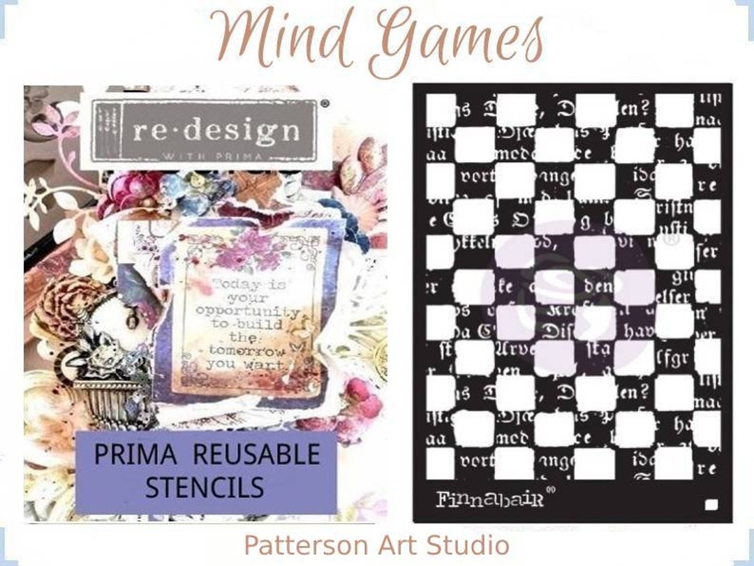 Redesign With Prima - Reusable Furniture Decor Stencil by Finnabair ...