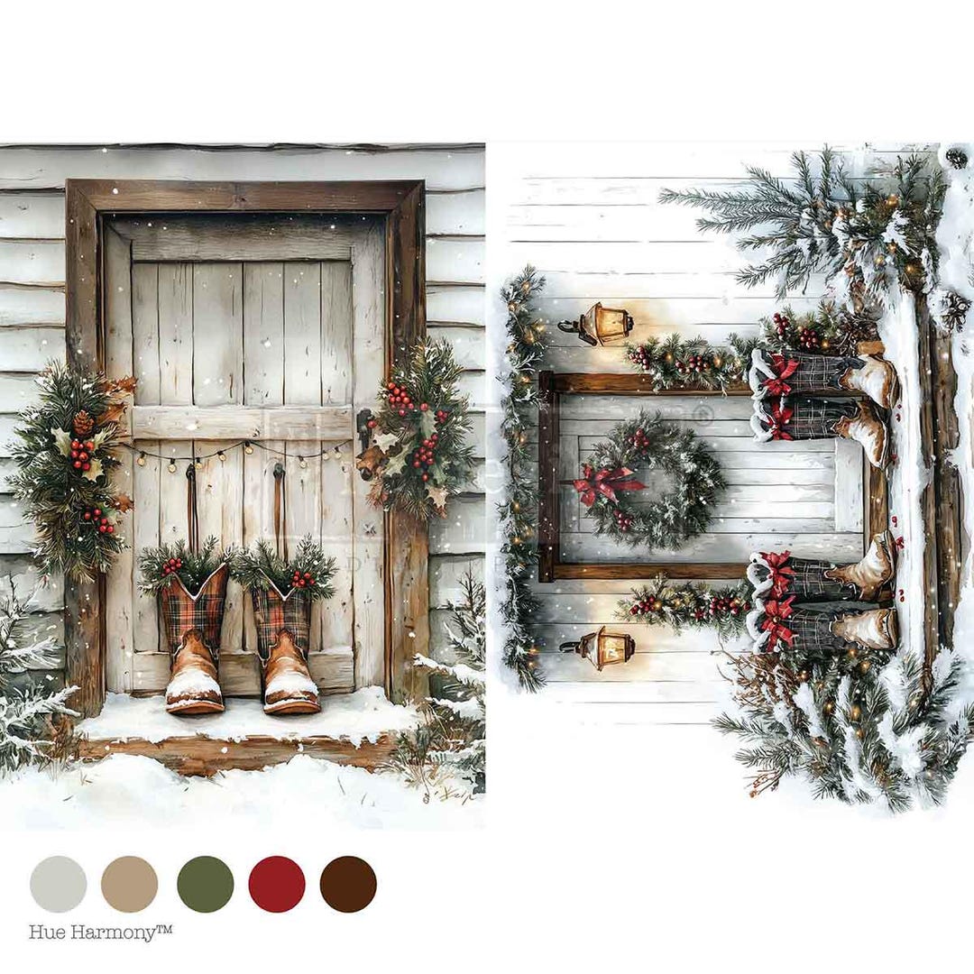 PLAID & PINE New! - Redesign With Prima A4 Decoupage Fiber Paper ...