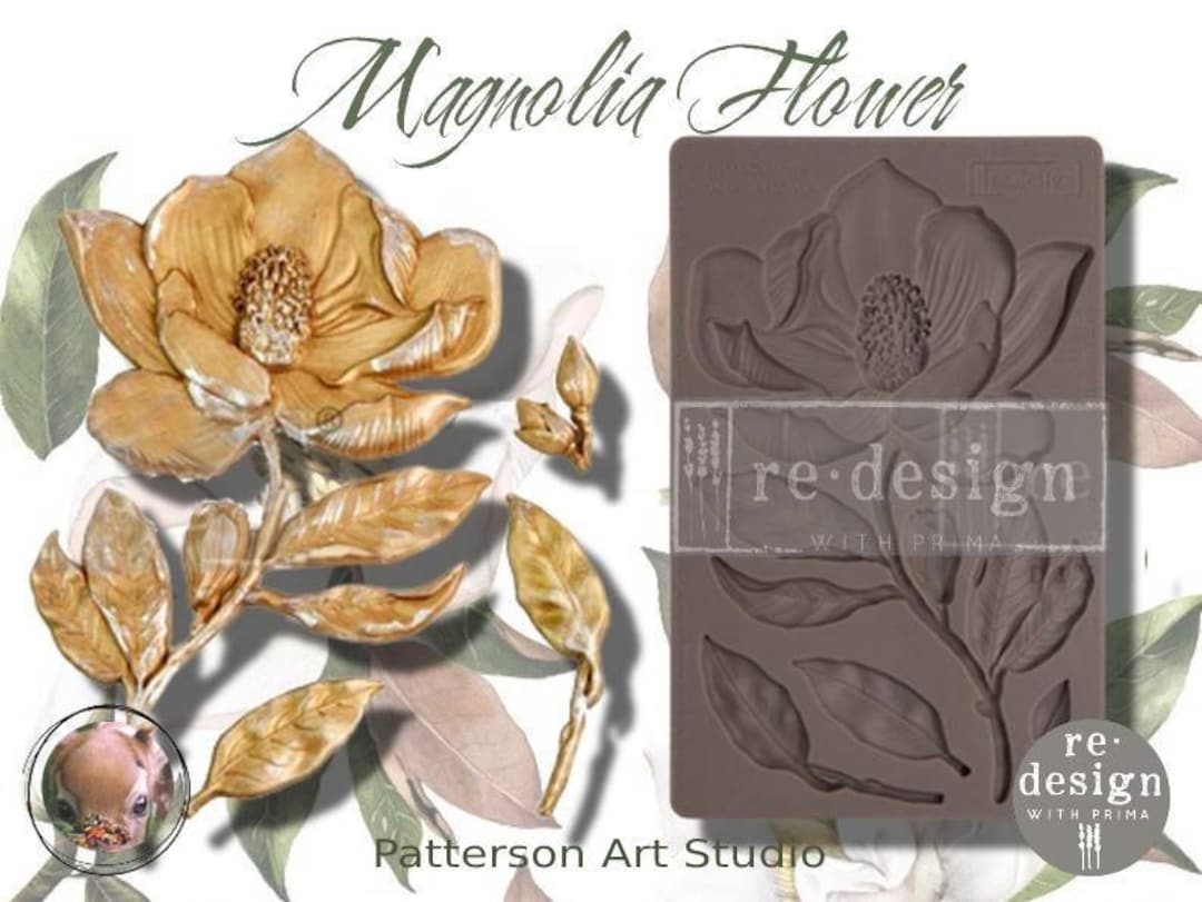 MAGNOLIA FLOWER - Silicone Mold - Redesign With Prima Flower Mold ...