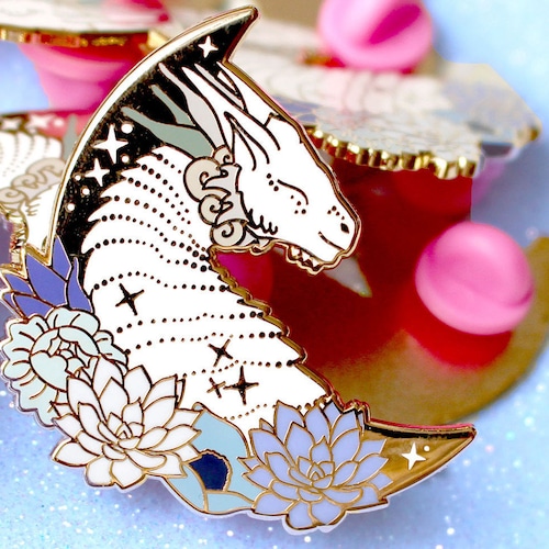 Dragon Enamel Pin Dragons Mythical Pin Constellation Faerie - Etsy