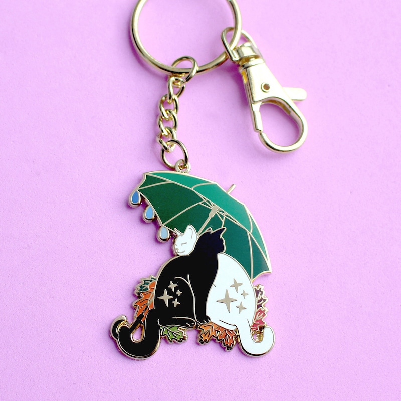 Cat Key Chain - Etsy