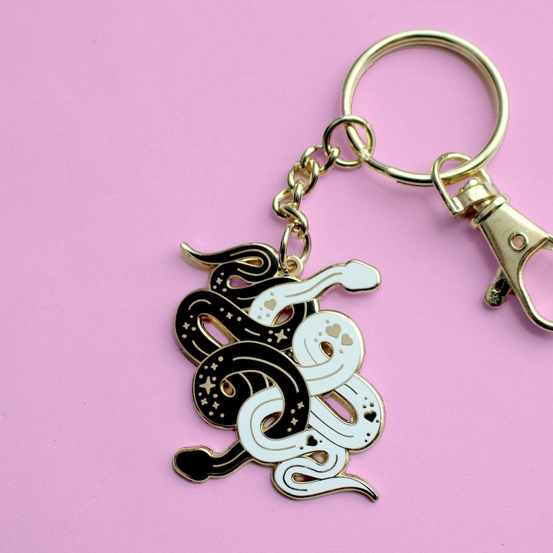 Snake Keychain - Etsy