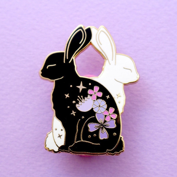 Rabbit Pin - Etsy