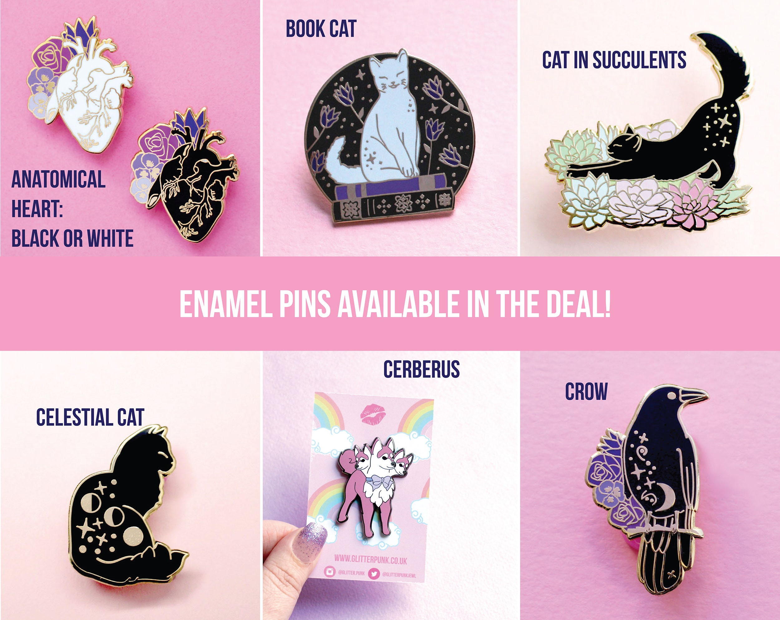 Any 5 Pins cute enamel pin set Pin set Pin gift Pin | Etsy