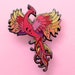 Phoenix Enamel Pin Phoenix Pin Magical Pin Magic Pin - Etsy