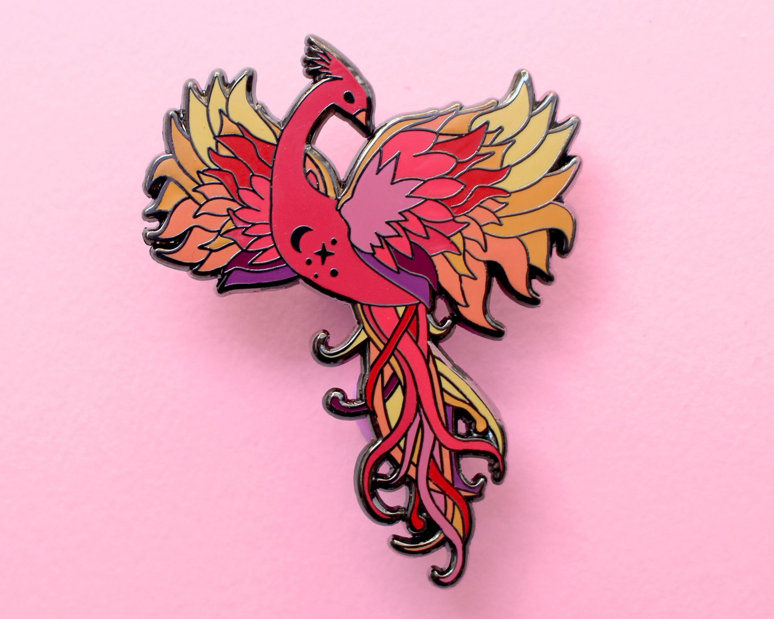 Pink Phoenix Bird