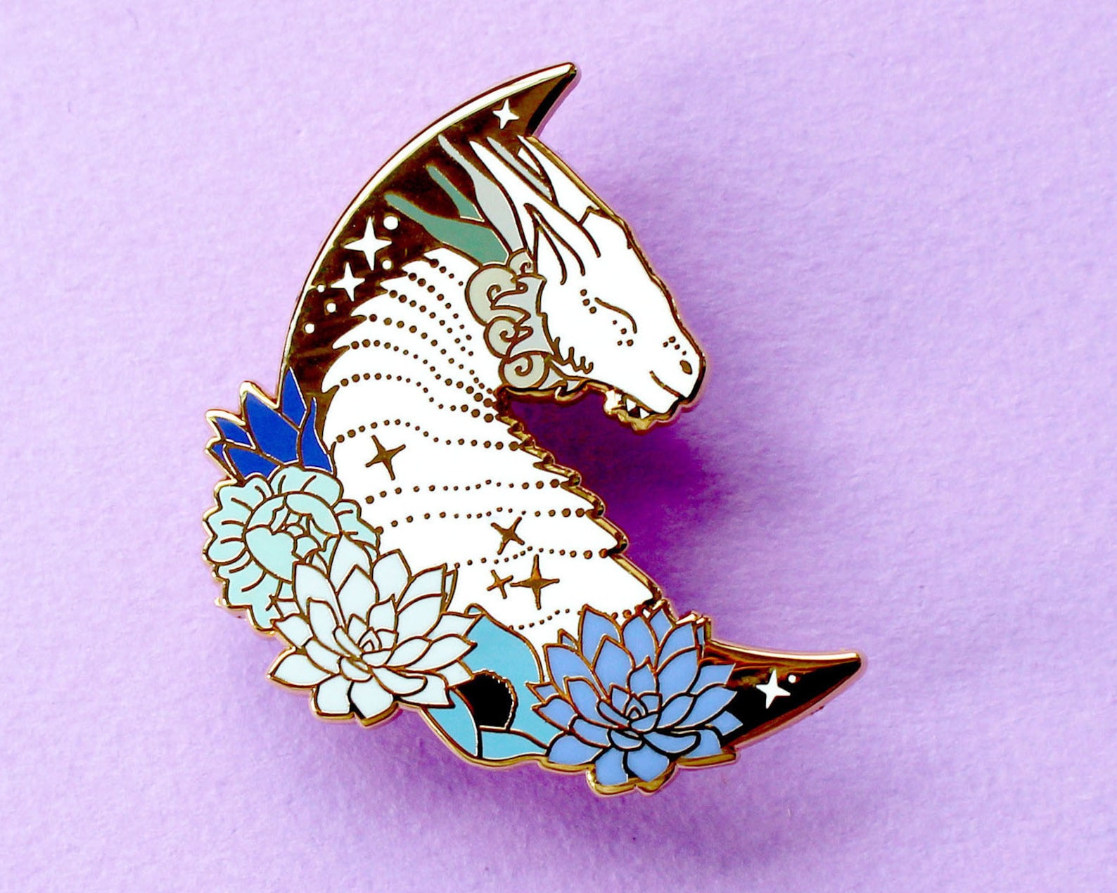 Dragon Enamel Pin Dragons Mythical Pin Constellation Faerie - Etsy