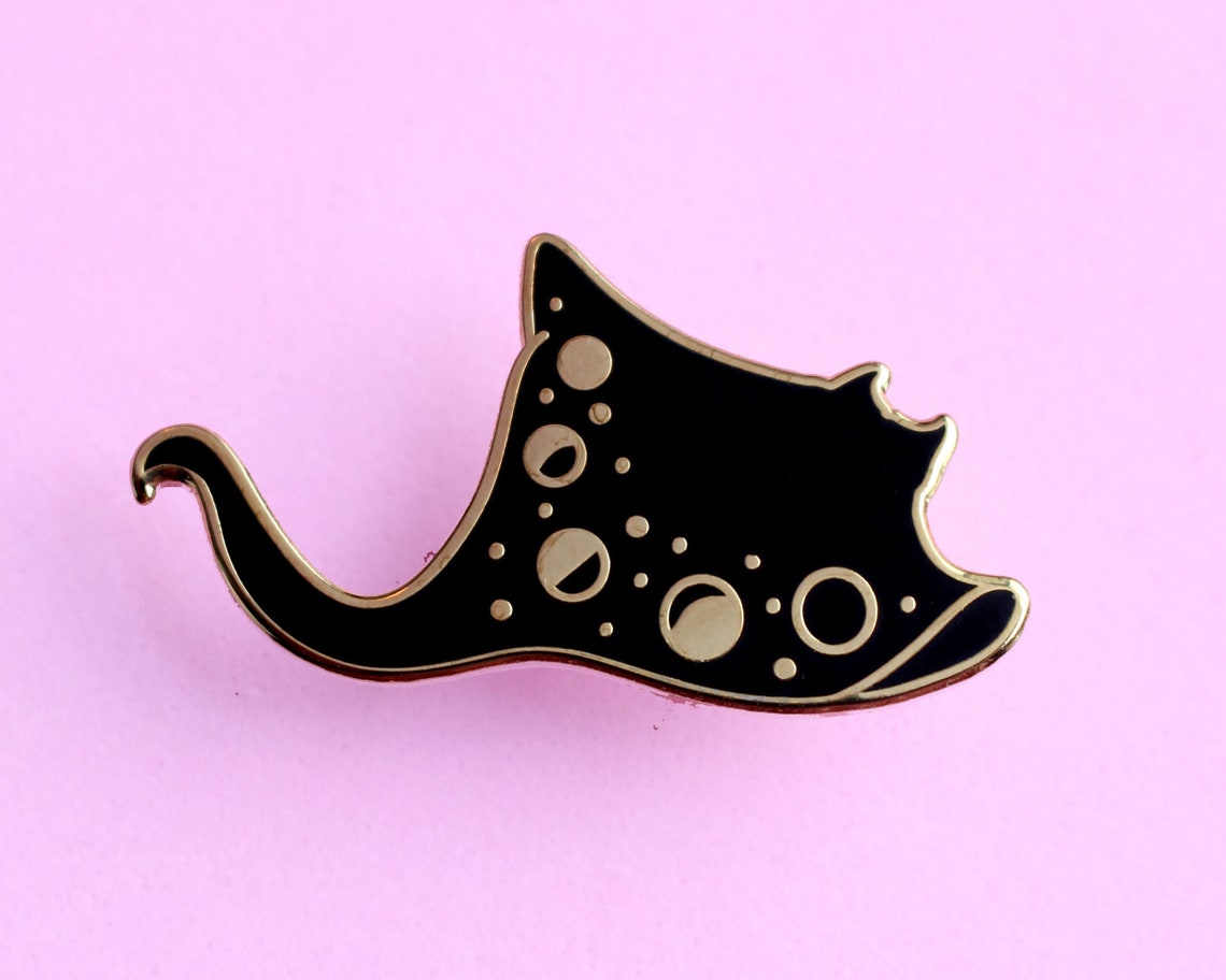 Stingray Manta Ray Enamel Pin Marine Sea Underwater Pin - Etsy